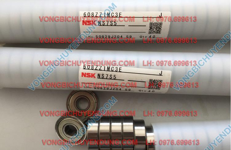 Vòng bi NSK 608ZZ, Bạc đạn NSK 608ZZ - 8x22x7mm