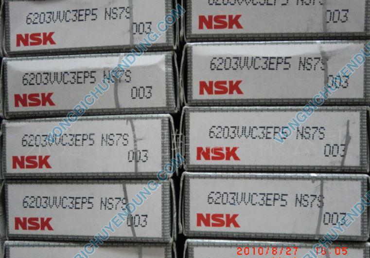 Vòng bi NSK 6203VV, Bạc đạn NSK 6203VV - 17x40x12mm