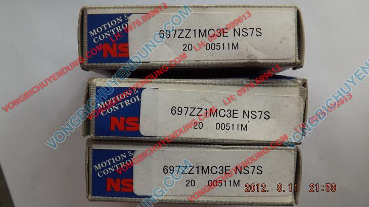 Vòng bi NSK 697ZZ, Bạc đạn NSK 697ZZ - 7x17x5mm
