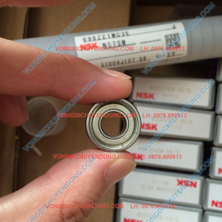Vòng bi NSK 698ZZ, Bạc đạn NSK 698ZZ - 8x19x6mm