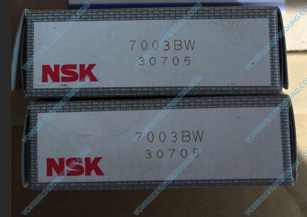 Vòng bi NSK 7003BW, Bạc đạn NSK 7003BW-17x35x10mm