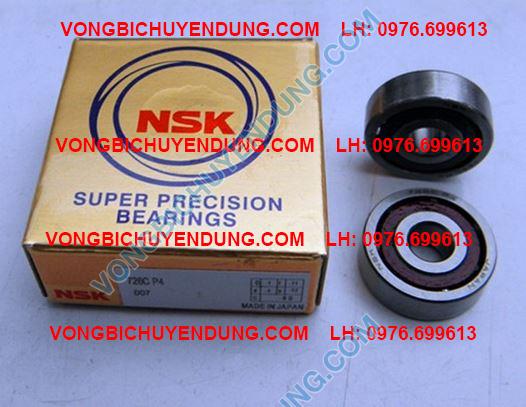 Vòng bi NSK 726C, Bạc đạn NSK 726CP4 - 6x19x6mm
