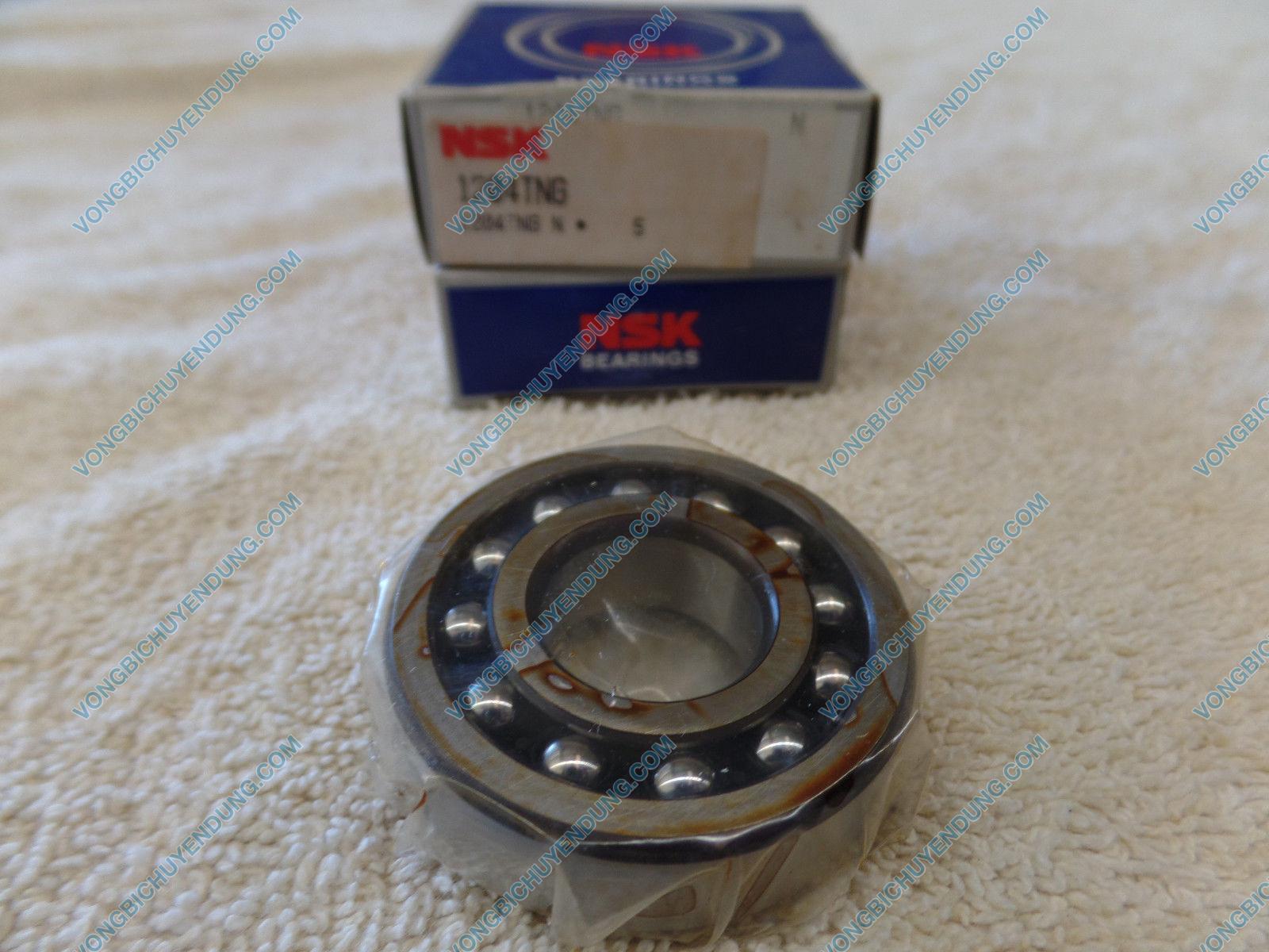 Vòng bi NSK 1204TNG, Bạc đạn NSK 1204 TNG, NSK 1204KTNG - 20x47x14mm