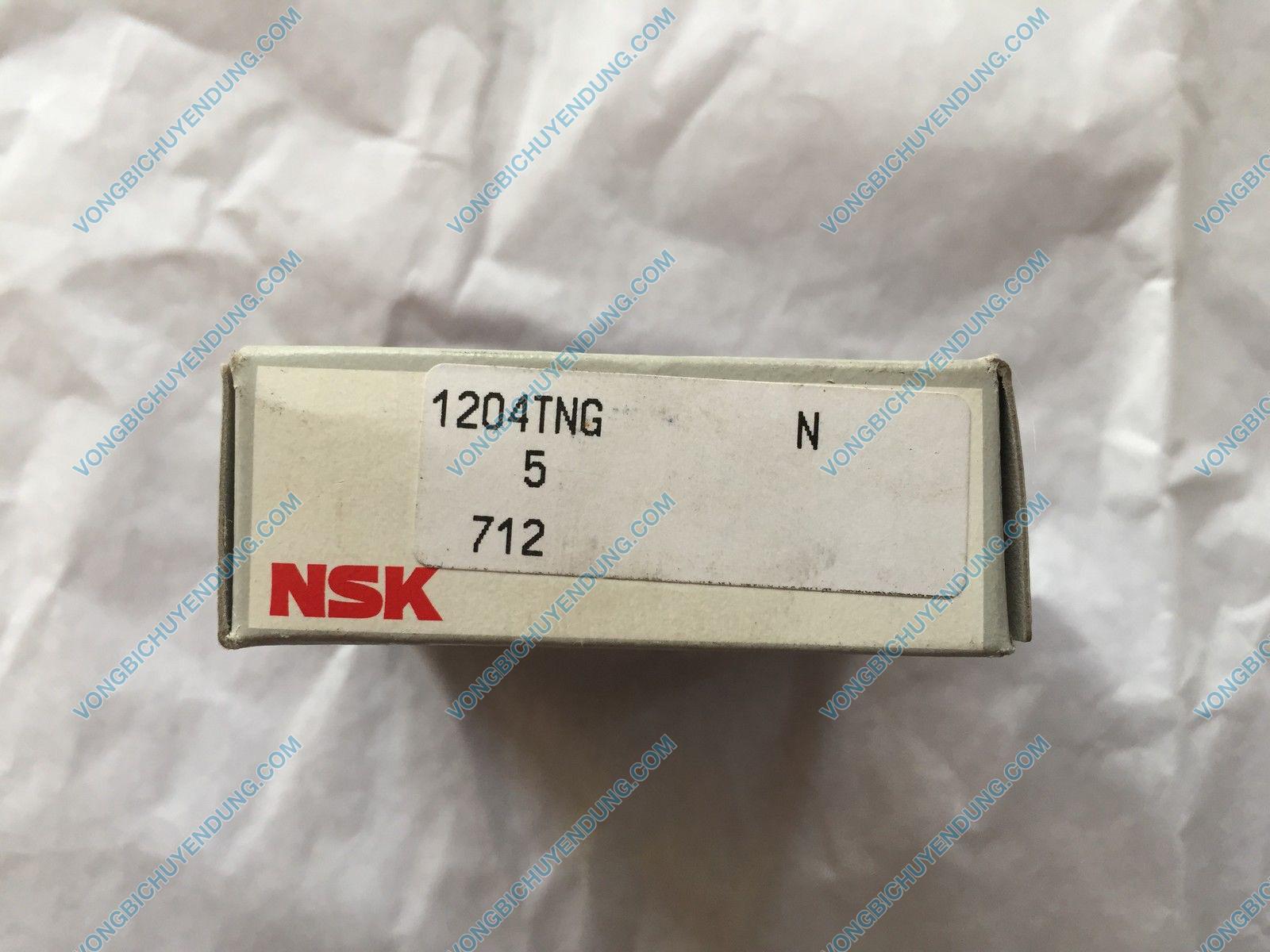 Vòng bi NSK 1204TNG, Bạc đạn NSK 1204 TNG, NSK 1204KTNG - 20x47x14mm