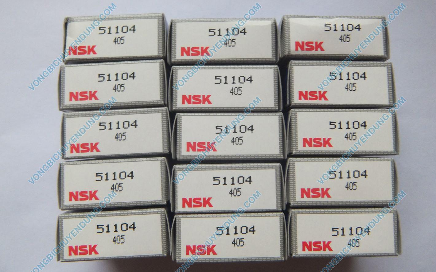 Vòng bi NSK 51104, Bạc đạn NSK 51104 - 20x35x10mm