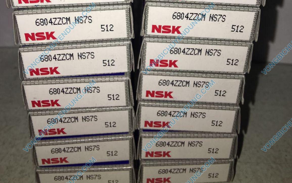 Vòng bi NSK 6804ZZ, Bạc đạn NSK 6804 ZZ CM - 20x32x7mm