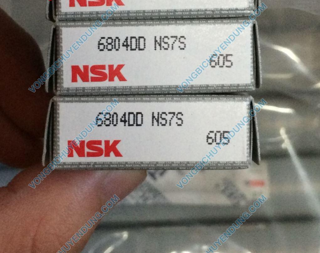 Vòng bi NSK 6804DDU, Bạc đạn NSK 6804 DDU - 20x32x7mm