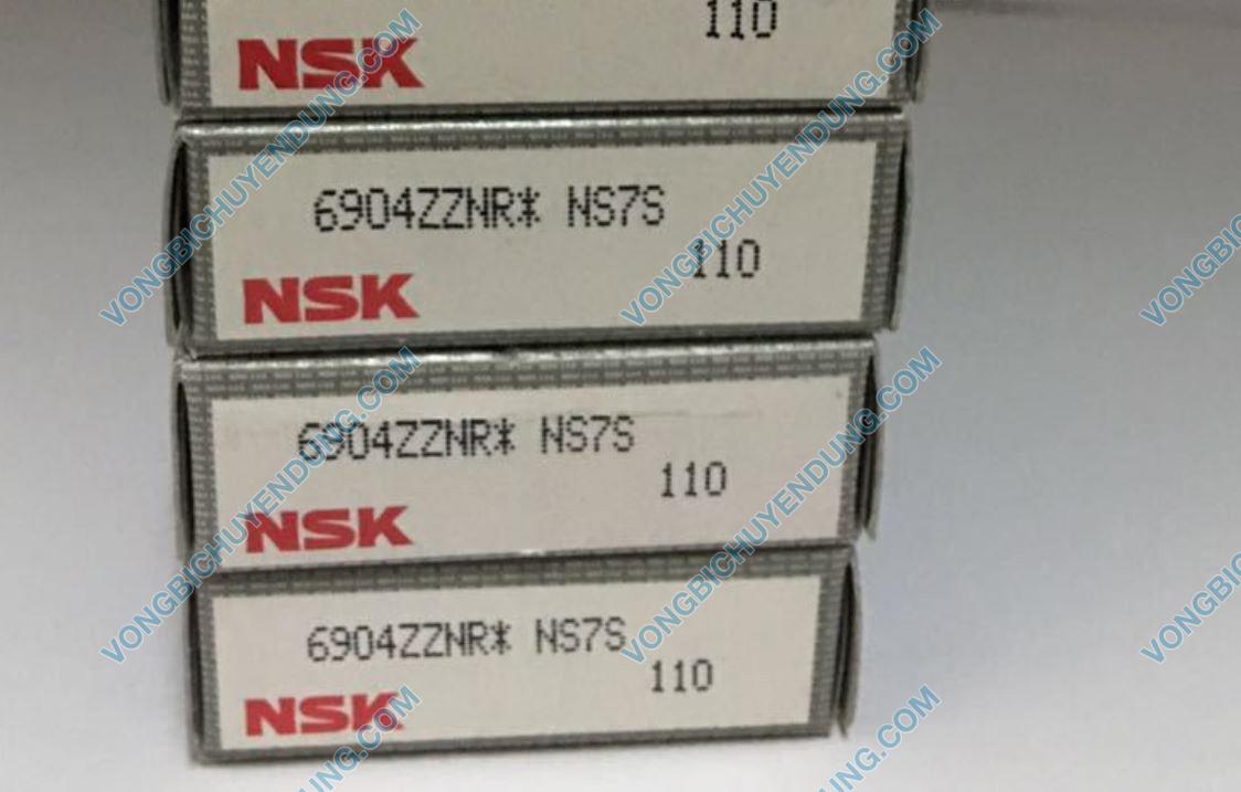 Vòng bi NSK 6904ZZNR, Bạc đạn NSK 6904 ZZ NR - 20x37x9mm