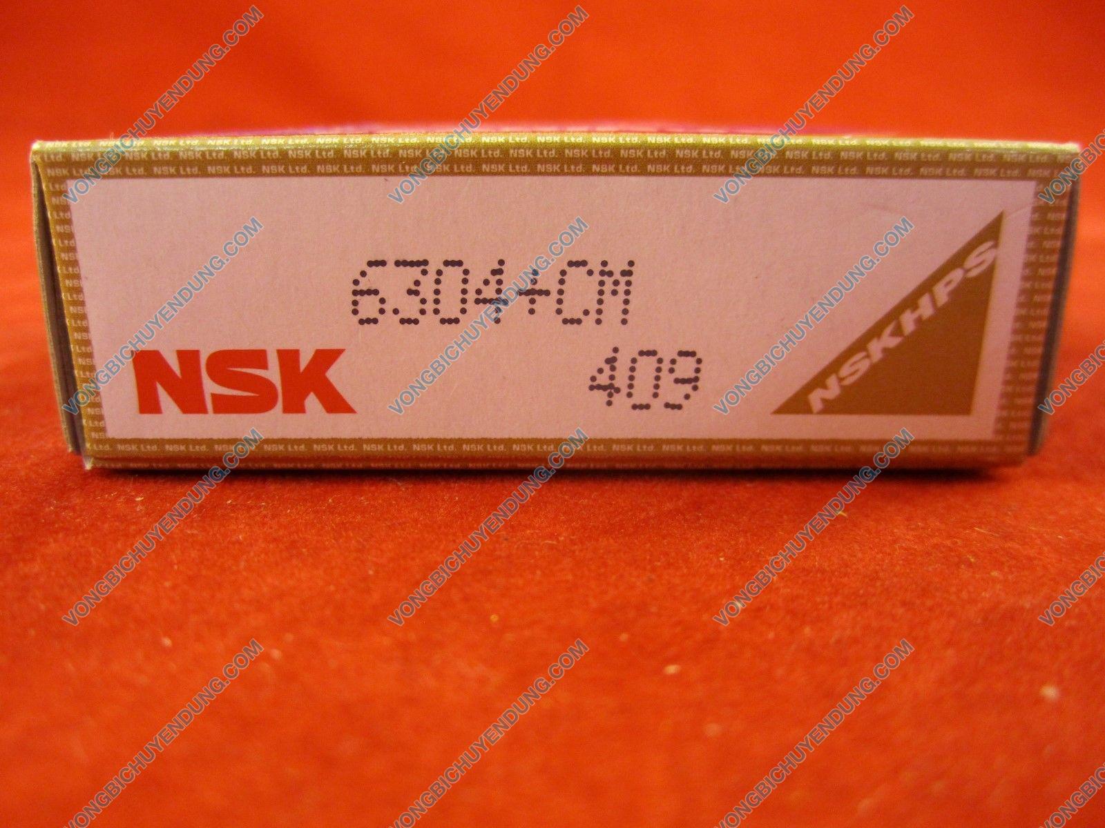 VÒNG BI NSK 6304, BẠC ĐẠN NSK 6304 CM - 20x52x15 mm