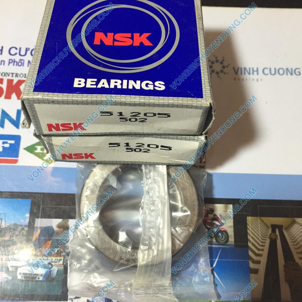 VÒNG BI NSK 51205, BẠC ĐẠN NSK 51205 - 25x47x15mm