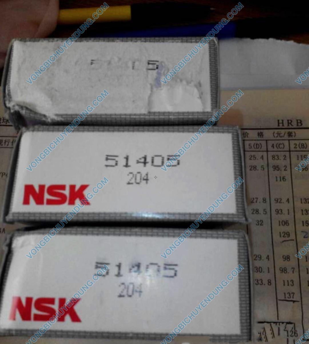 VÒNG BI NSK 51405, BẠC ĐẠN NSK 51405 - 25x60x24mm