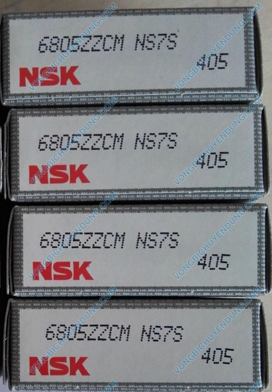 VÒNG BI NSK 6805ZZ, BẠC ĐẠN NSK 6805 ZZ - 25x37x7mm