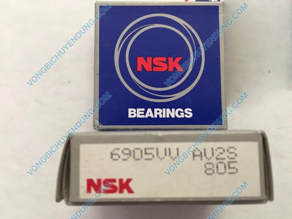 VÒNG BI NSK 6905VV, BẠC ĐẠN NSK 6905 VV - 25x42x9mm