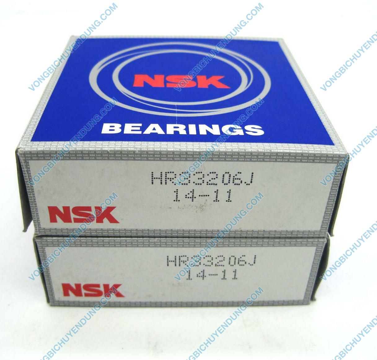 Vòng bi NSK HR33206J, Bạc đạn NSK HR 33206 J - 30x62x25mm