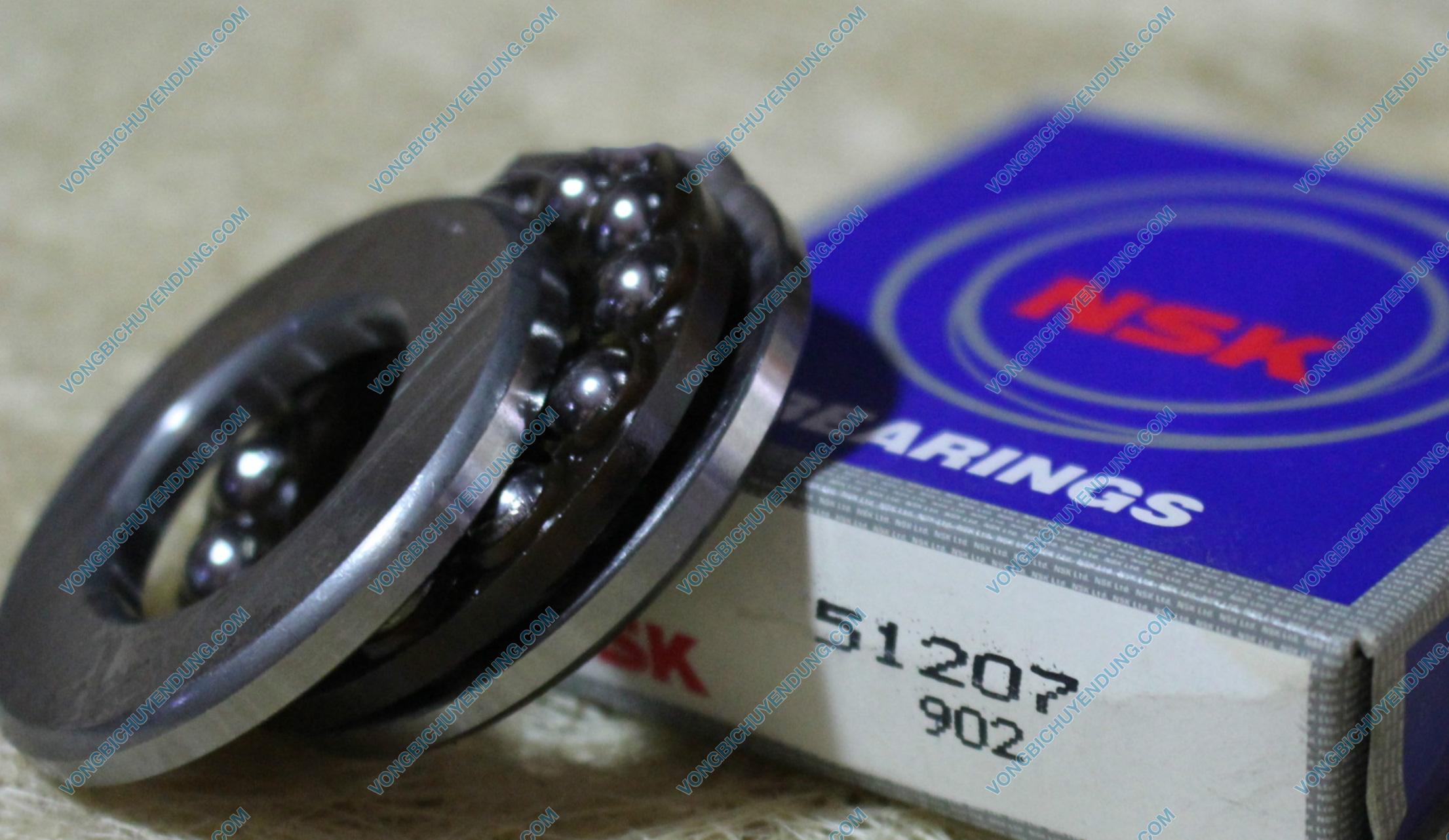 VÒNG BI NSK 51207, BẠC ĐẠN NSK 51207 - 35x62x18mm