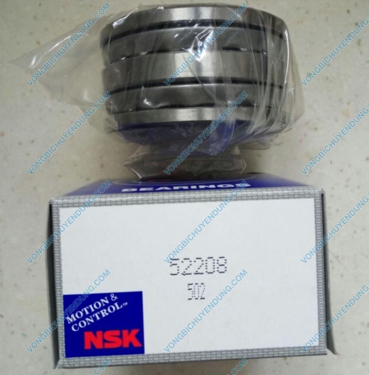 VÒNG BI NSK 52208, BẠC ĐẠN NSK 52208 - 30x68x36mm