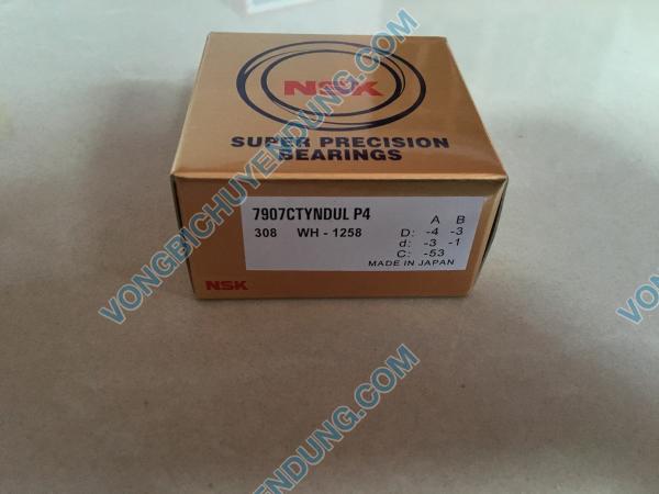 VÒNG BI NSK 7907CTYNDULP4, BẠC ĐẠN NSK 7907CTYNDULP4 - 35x55x10mm