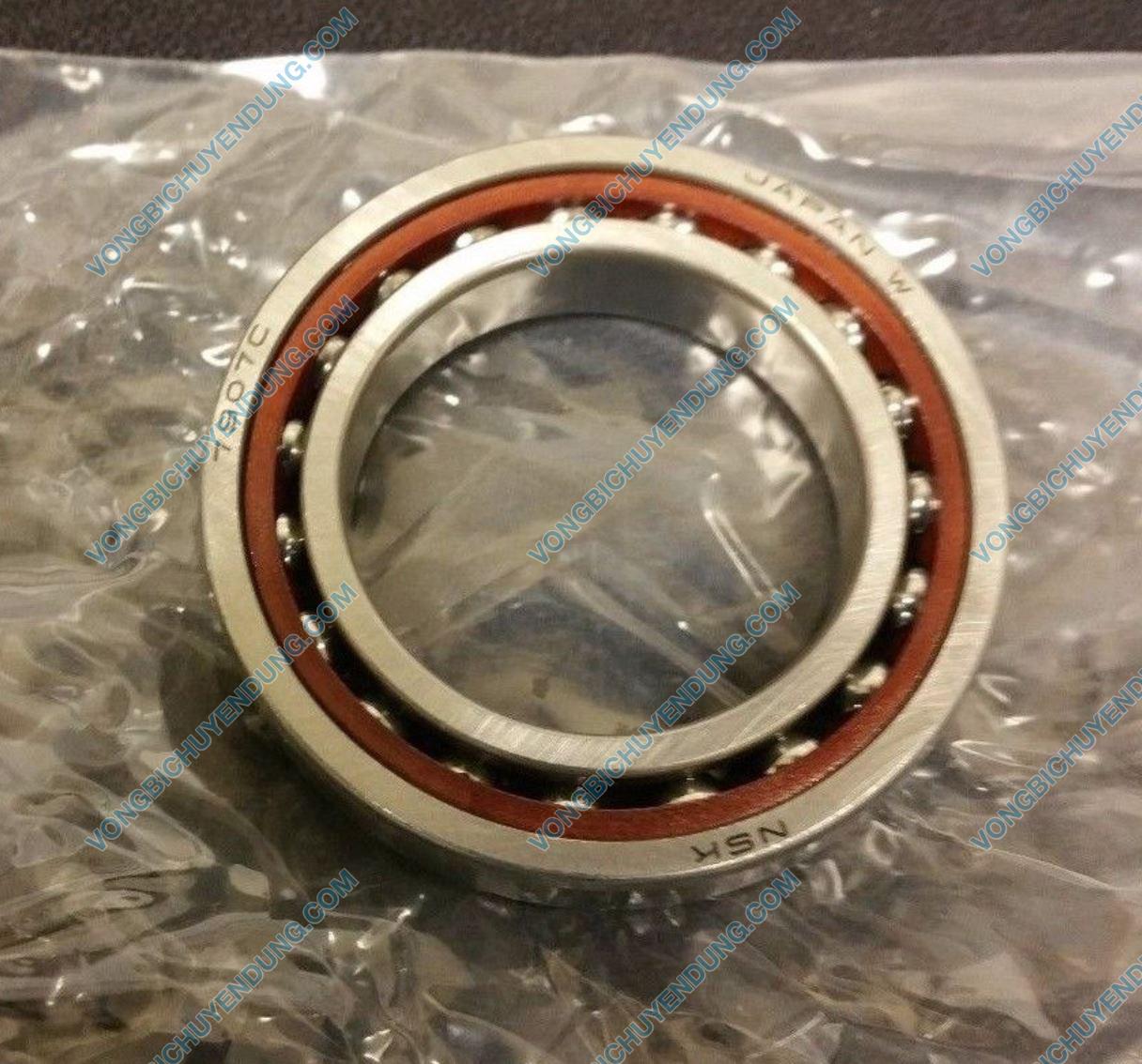 VÒNG BI NSK 7907C, BẠC ĐẠN NSK 7907C - 35x55x10mm