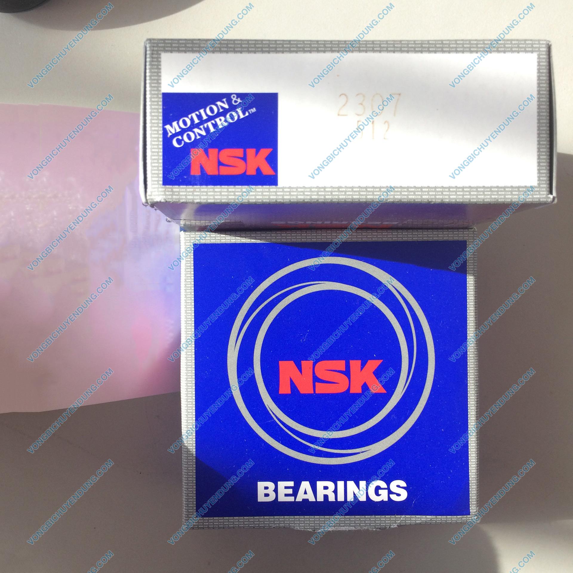 Vòng bi NSK 2307, Bạc đạn NSK 2307 - 35x80x31mm