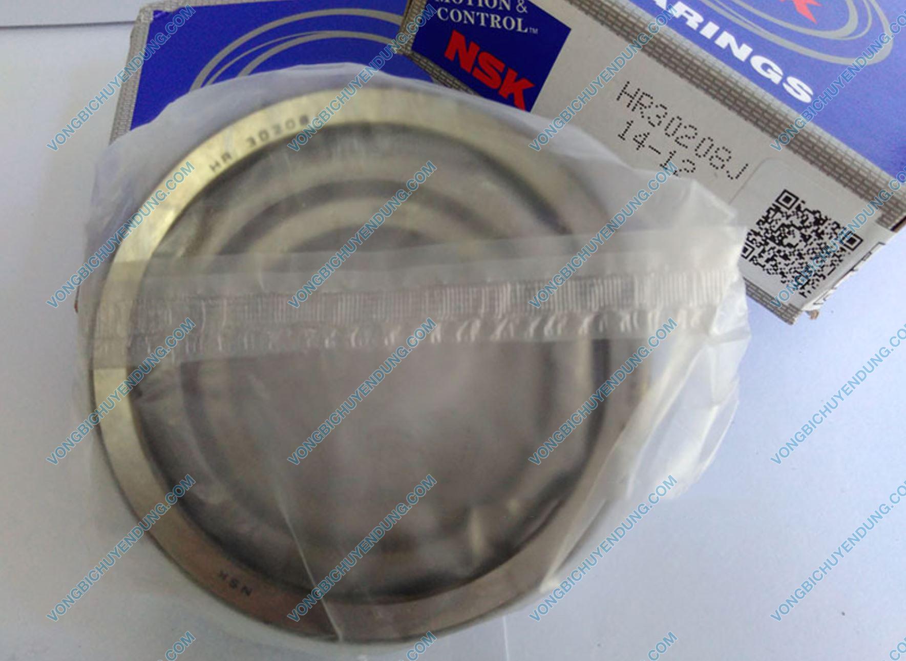 Vòng bi NSK HR30208J, Bạc đạn NSK HR 30208 J - 40x80x19.75mm