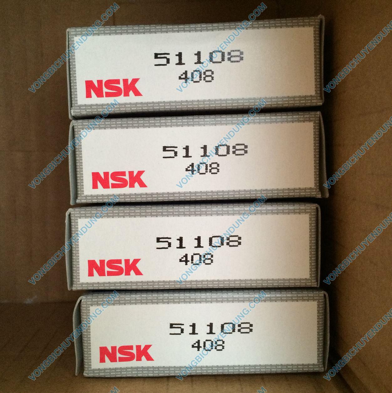 VÒNG BI NSK 51108, BẠC ĐẠN NSK 51108 - 40x60x12mm