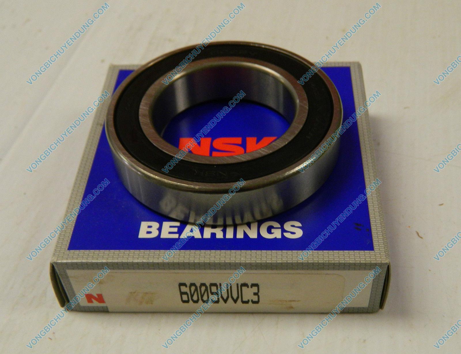 VÒNG BI NSK 6009VV, BẠC ĐẠN NSK 6009 VV - 45x75x16mm