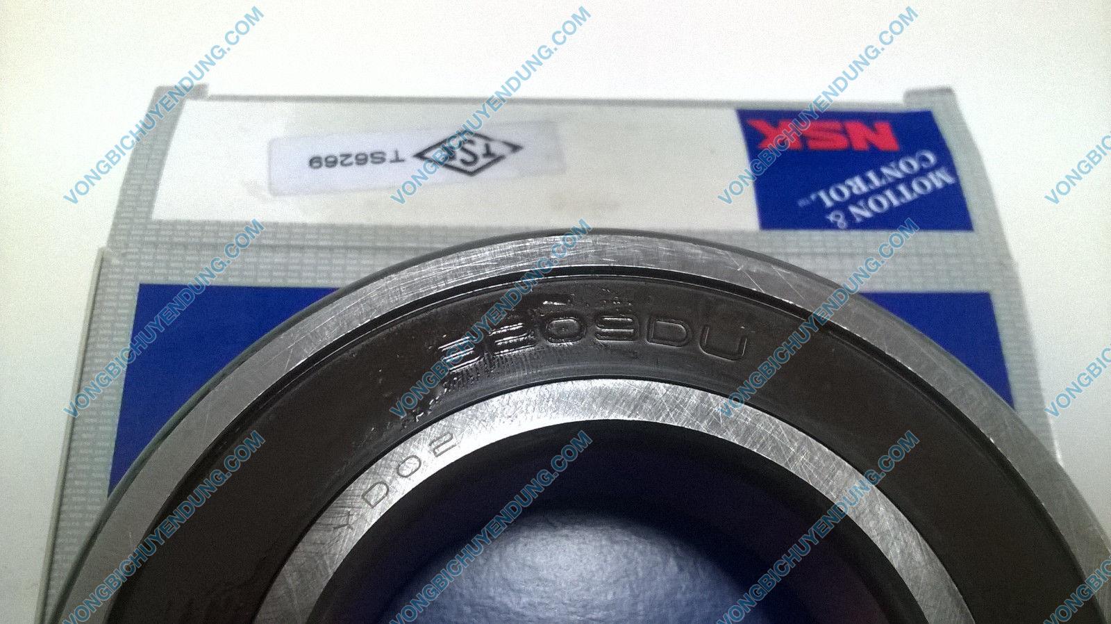 Vòng bi NSK 6209DDU, Bạc đạn NSK 6209DDU - 45x85x19mm