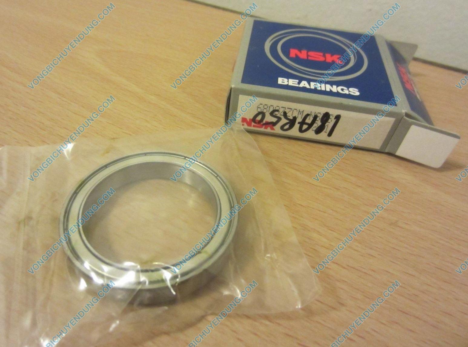 Vòng bi NSK 6808ZZ, Bạc đạn NSK 6808 ZZ - 40x52x7mm