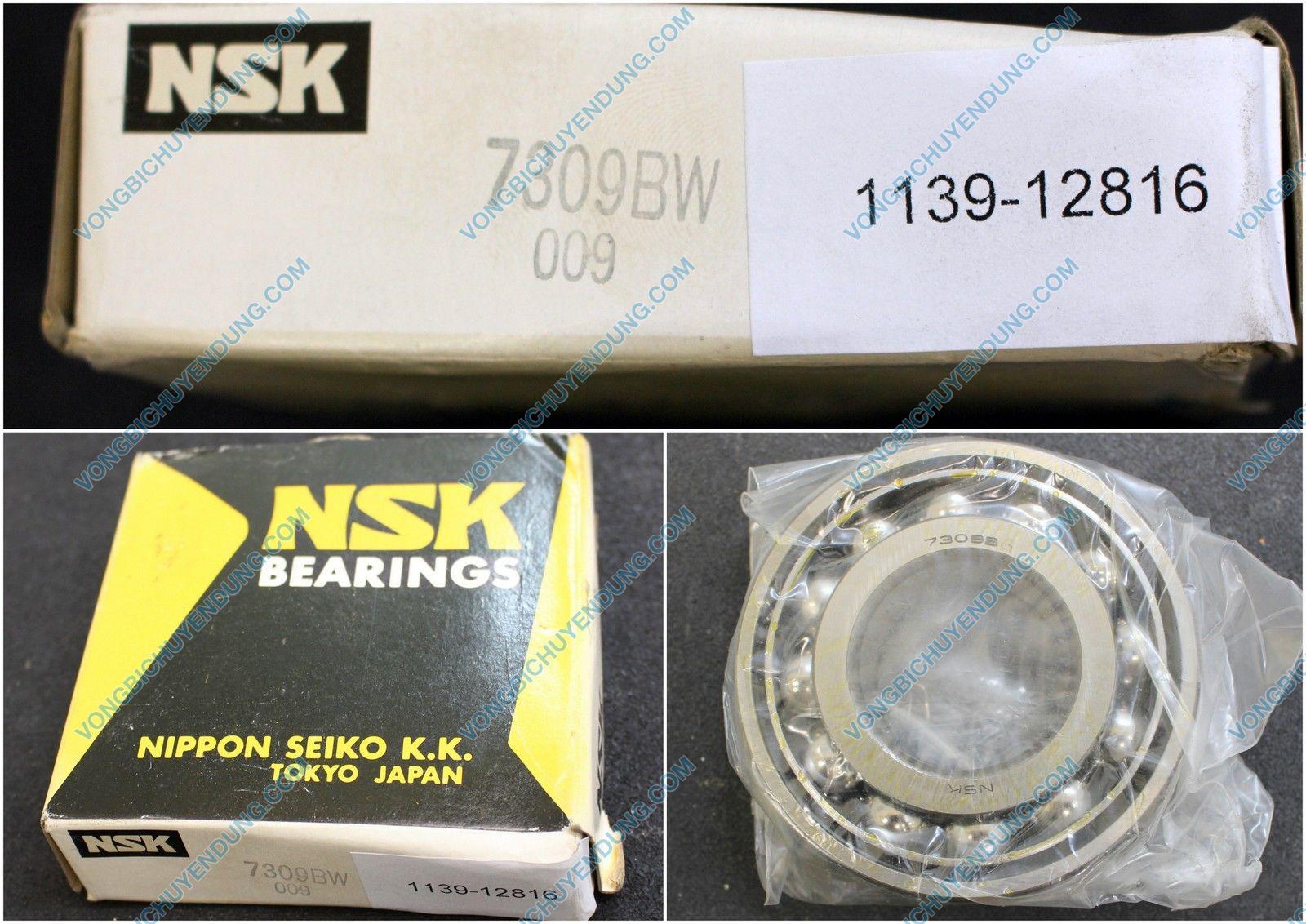 VÒNG BI NSK 7309BW, BẠC ĐẠN NSK 7309BW - 45x100x25mm