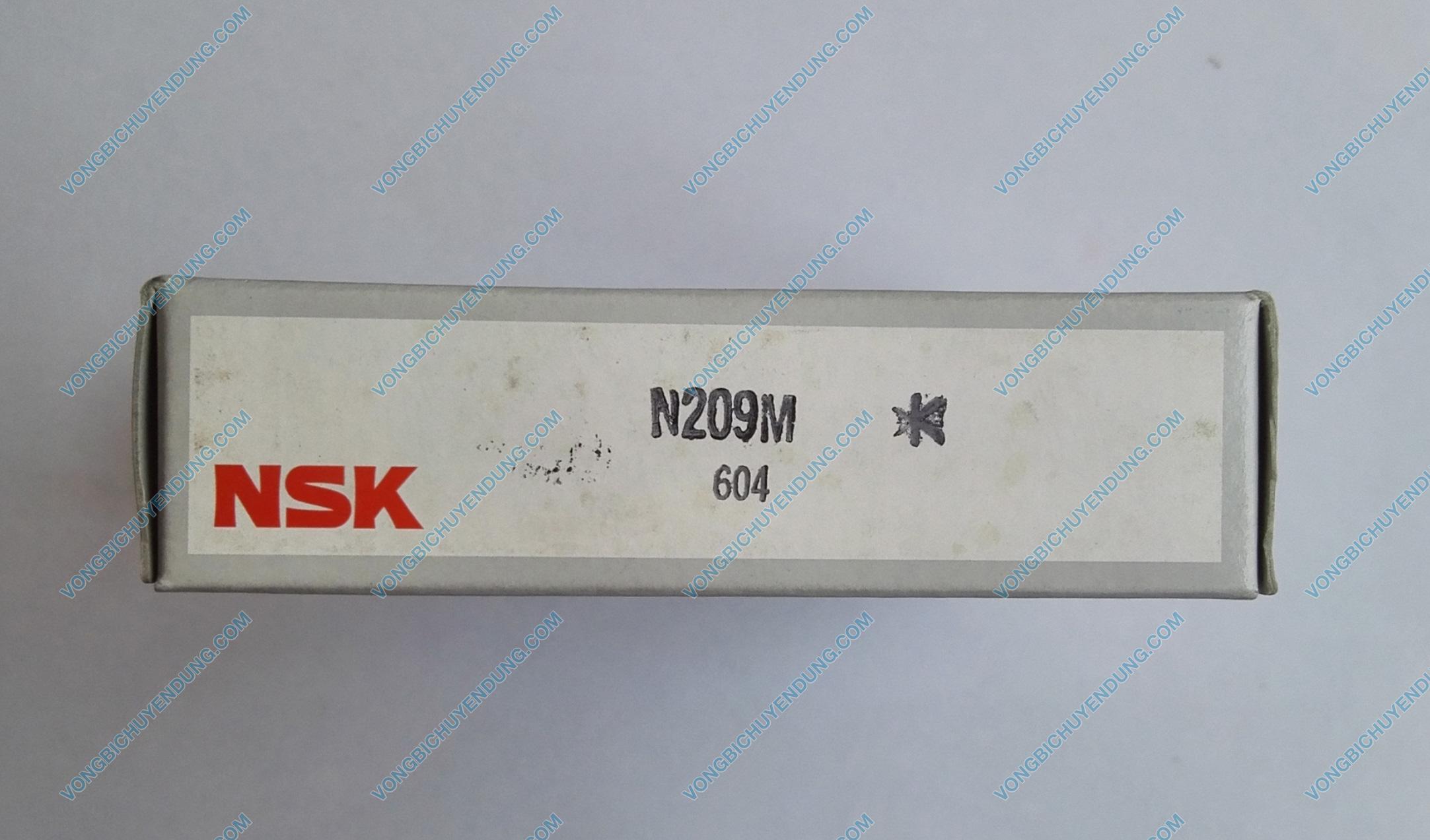 Vòng bi NSK N209EW, Bạc đạn NSK N 209 EW - 45x85x19mm