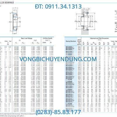 Vòng bi NSK HR30208J, Bạc đạn NSK HR 30208 J - 40x80x19.75mm