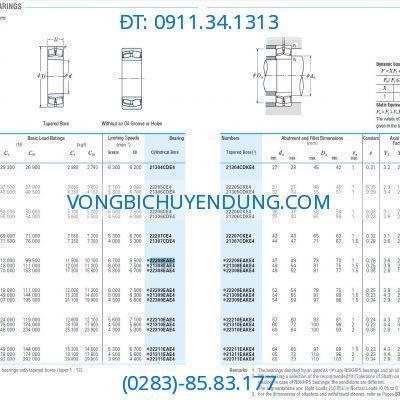 VÒNG BI NSK 21308EAE4, BẠC ĐẠN NSK 21308 EAE4- 40x90x23mm