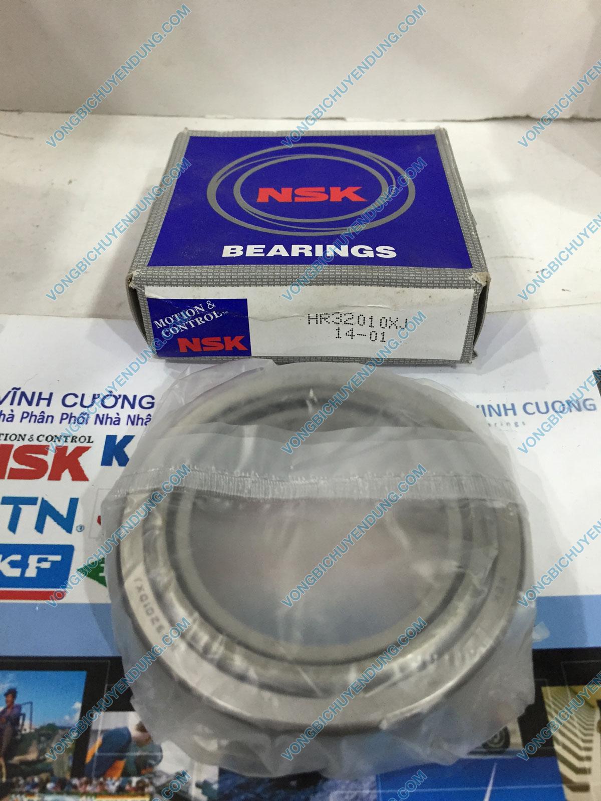 Vòng bi NSK HR32010XJ, Bạc đạn NSK HR 32010 XJ - 50x80x20mm