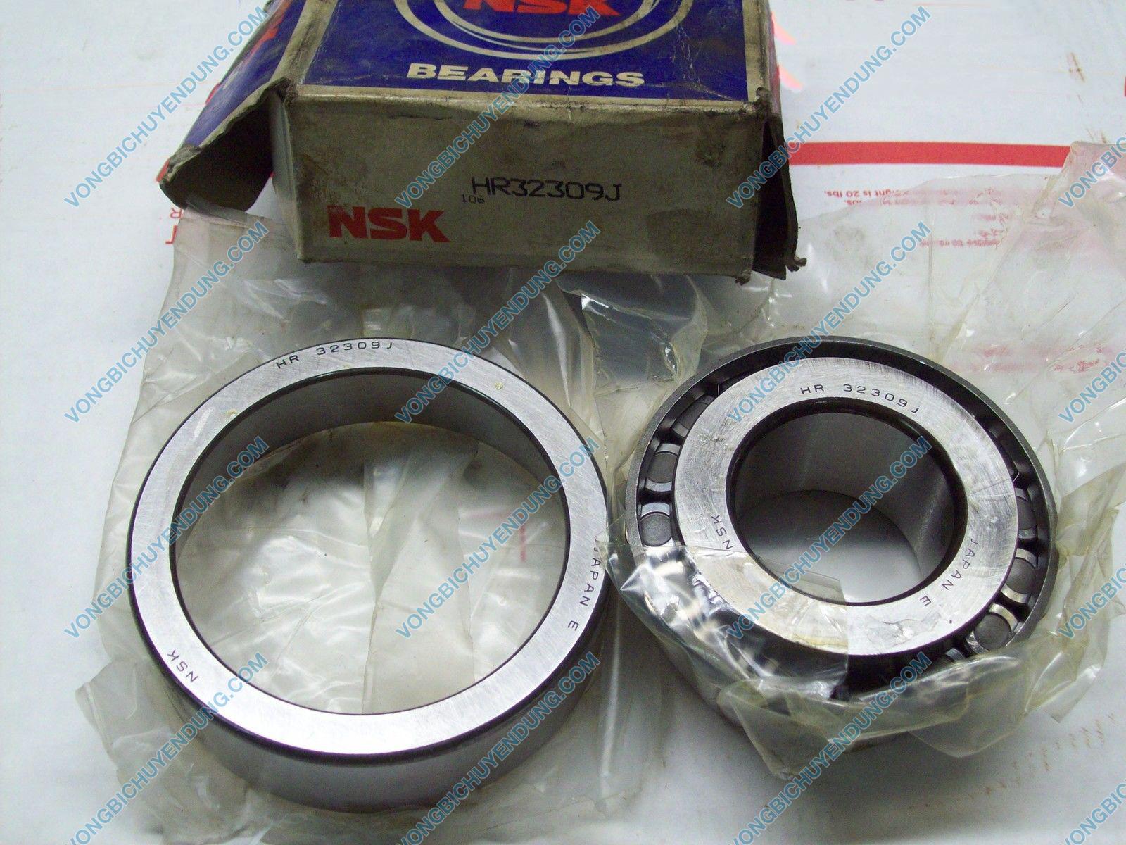 Vòng bi NSK HR32309J, Bạc đạn NSK HR 32309 J - 45x100x38.25mm