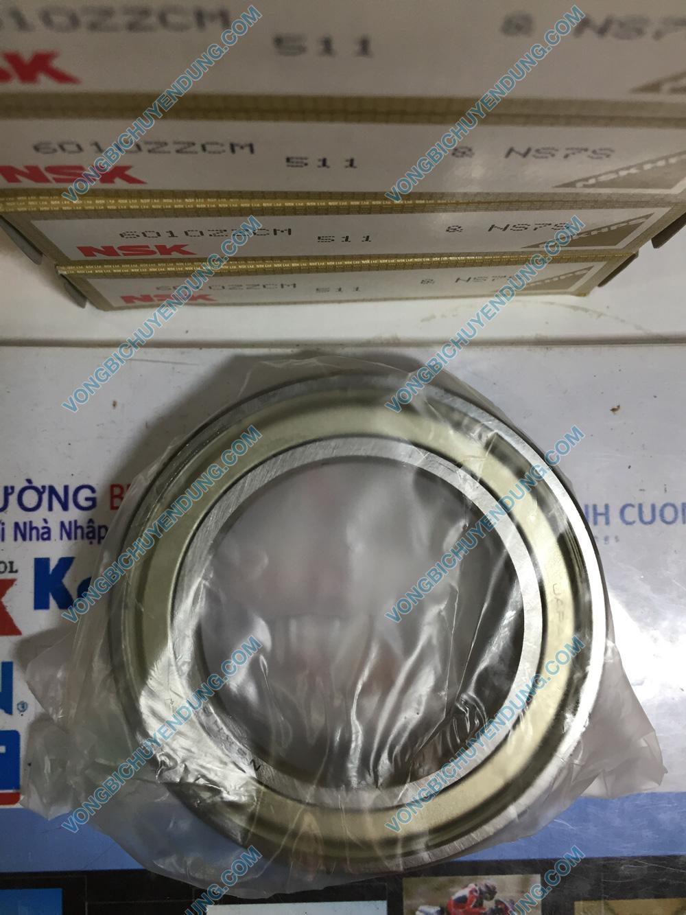 Vòng bi NSK 6010ZZ, Bạc đạn NSK 6010 ZZ - 50x80x16mm