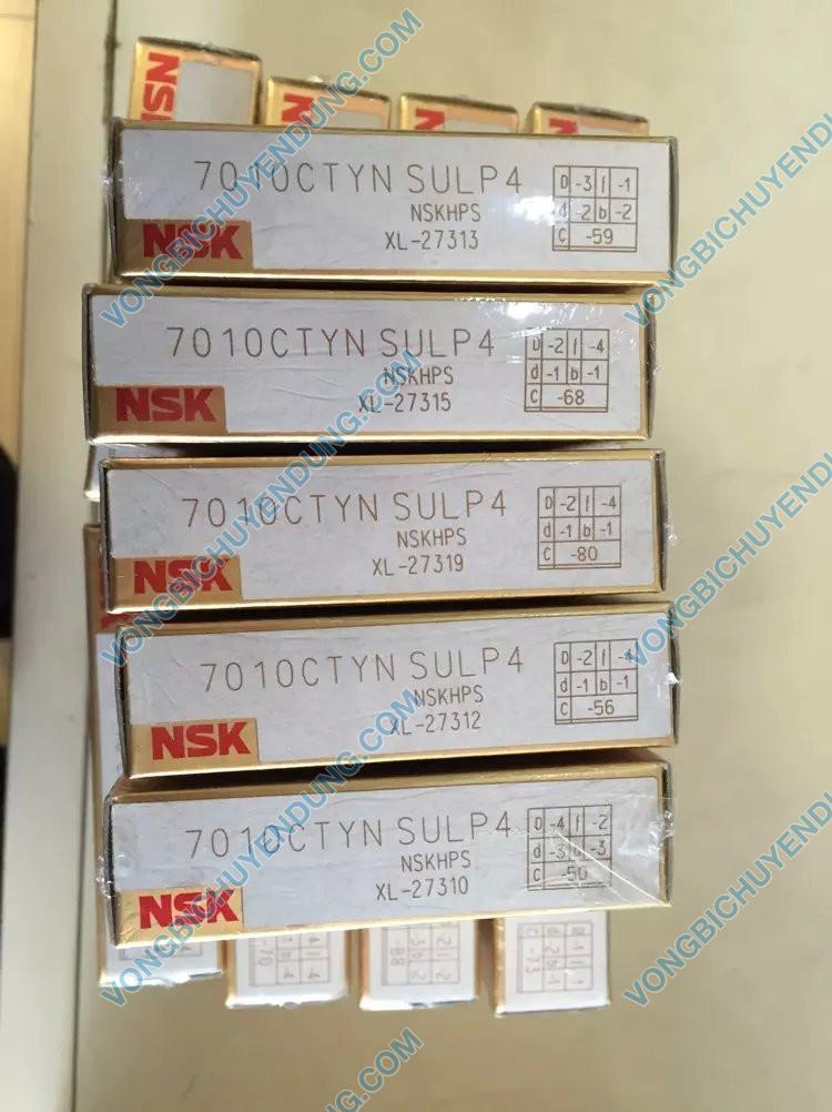 VÒNG BI NSK 7010CTYNSULP4, BẠC ĐẠN NSK 7010CTYNSULP4 - 50x80x16mm