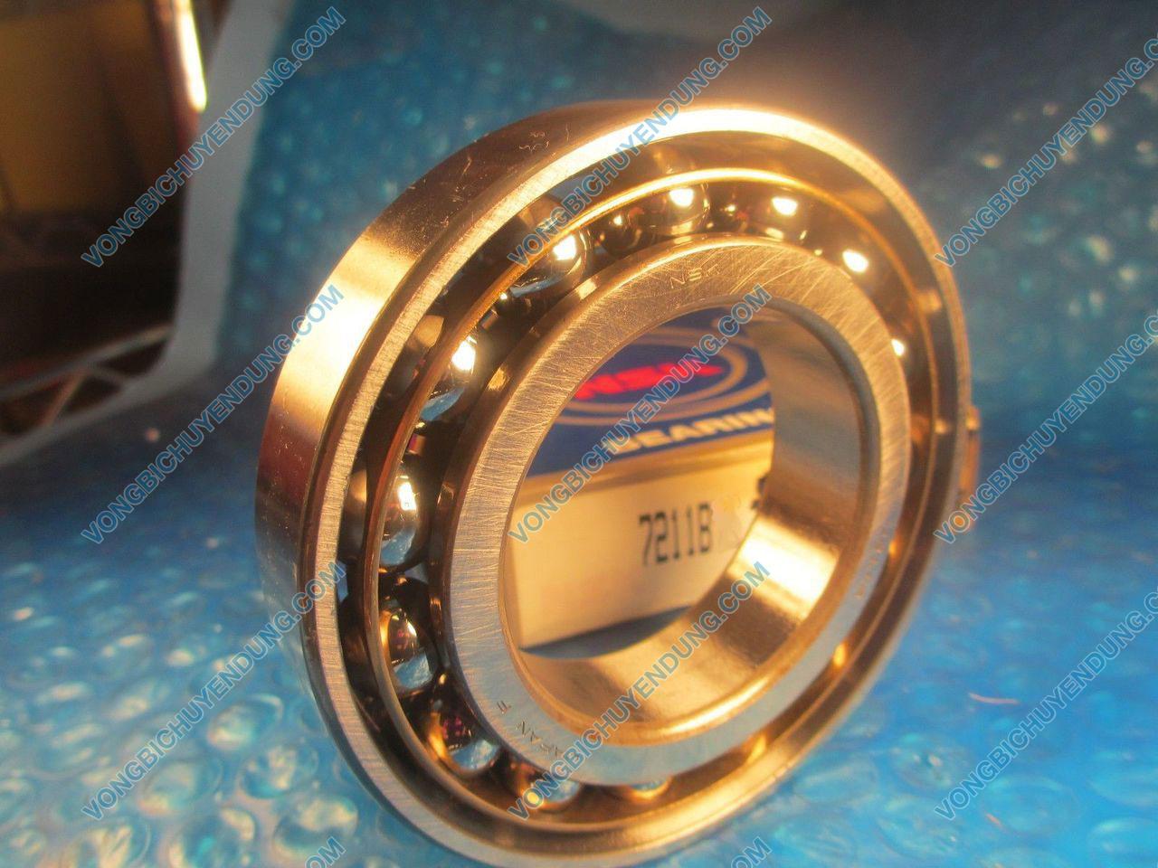 VÒNG BI NSK 7211BW, BẠC ĐẠN NSK 7211BW - 55x100x21mm