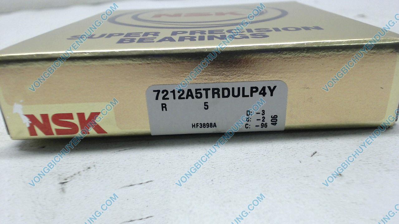 VÒNG BI NSK 7212A5TRDULP4, BẠC ĐẠN NSK 7212A5TRDULP4 - 60x110x22mm
