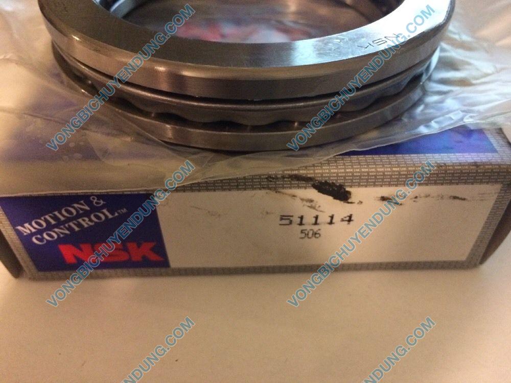 VÒNG BI NSK 51114, BẠC ĐẠN NSK 51114 - 70x95x18mm