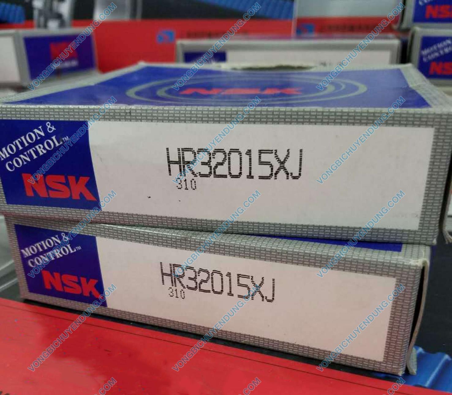 Vòng bi NSK HR32015XJ, Bạc đạn NSK HR 32015 XJ - 75x115x25mm