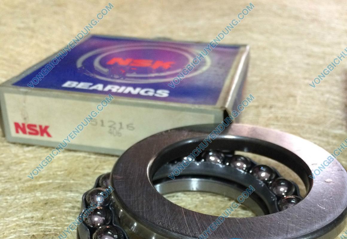 VÒNG BI NSK 51216, BẠC ĐẠN NSK 51216 - 80x115x28mm