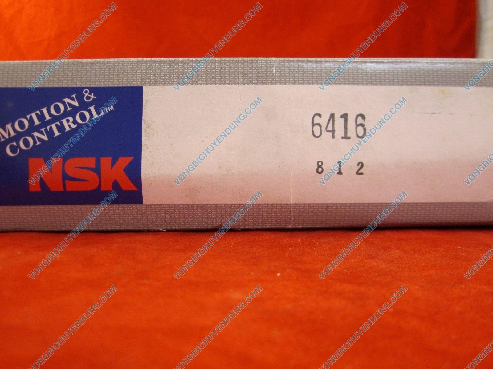 Vòng bi NSK 6416, Bạc đạn NSK 6416 - 80x200x48mm