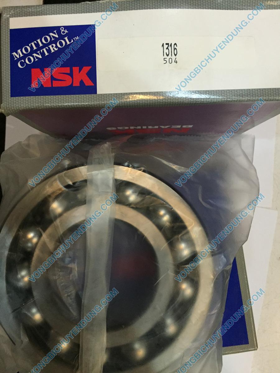 Vòng bi NSK 1316, Bạc đạn NSK 1316 - 80x170x39mm
