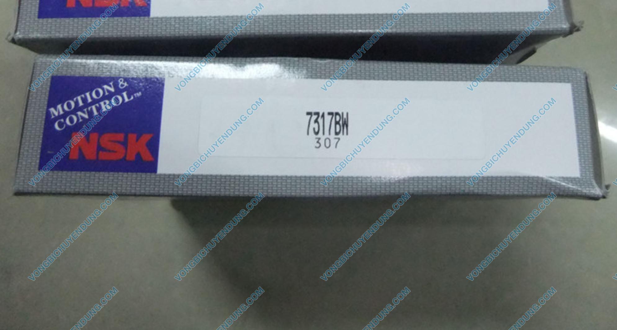 VÒNG BI NSK 7317BW, BẠC ĐẠN NSK 7317BW - 85x180x41mm