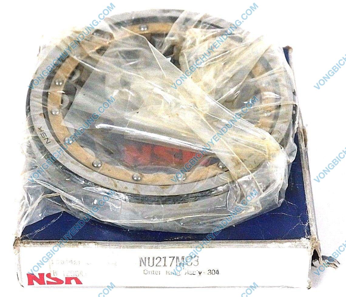 Vòng bi NSK NU217M, Bạc đạn NSK NU217 M - 85x150x28mm