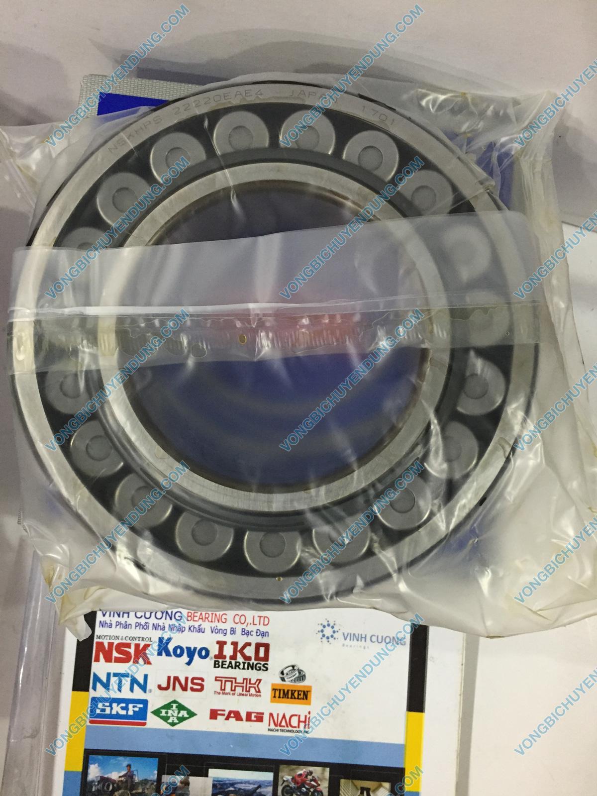 VÒNG BI NSK 22220EAE4, BẠC ĐẠN NSK 22220 EAKE4 - 100x180x46mm