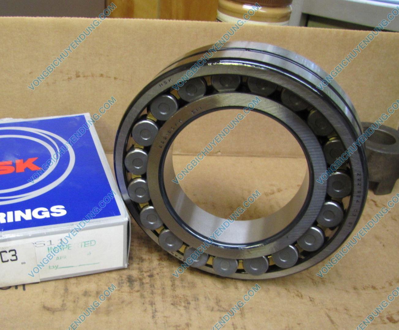 VÒNG BI NSK 23219CAE4, BẠC ĐẠN NSK 23219 CAKE4 - 95x170x55.6mm