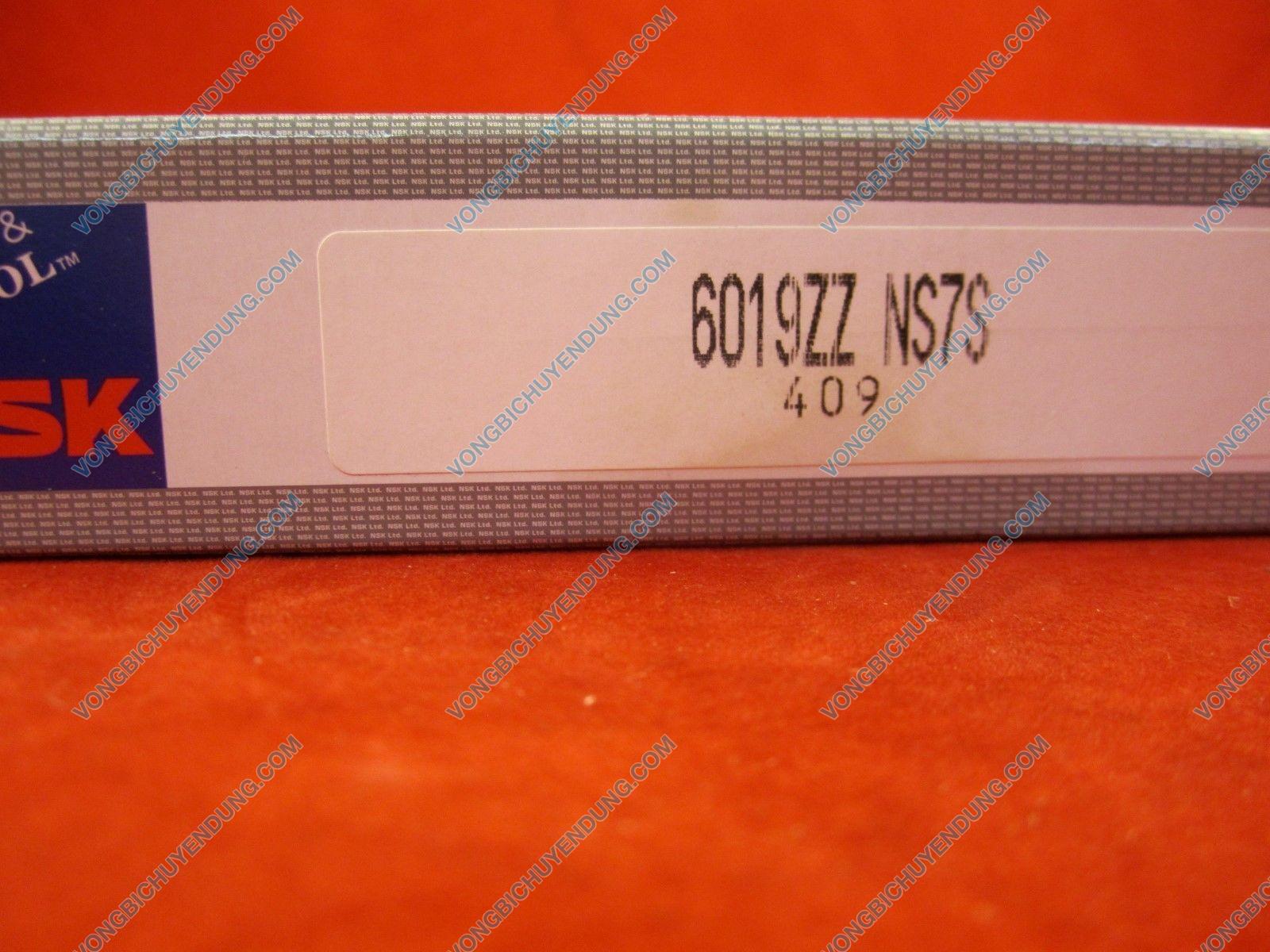 Vòng bi NSK 6019ZZ, Bạc đạn NSK 6019 ZZ - 95x145x24mm