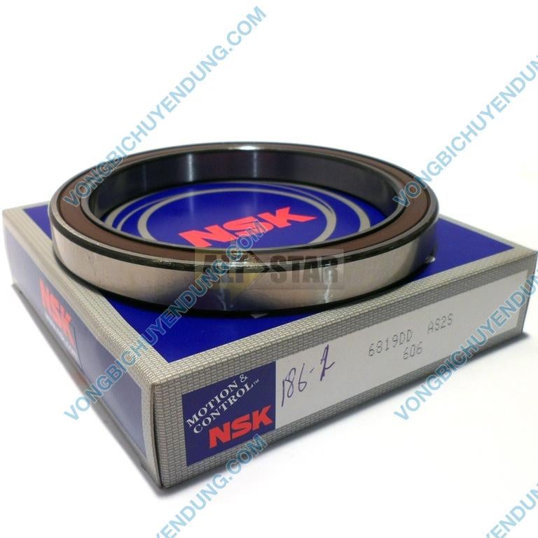Vòng bi NSK 6819DDU, Bạc đạn NSK 6819 DDU - 95x120x13mm