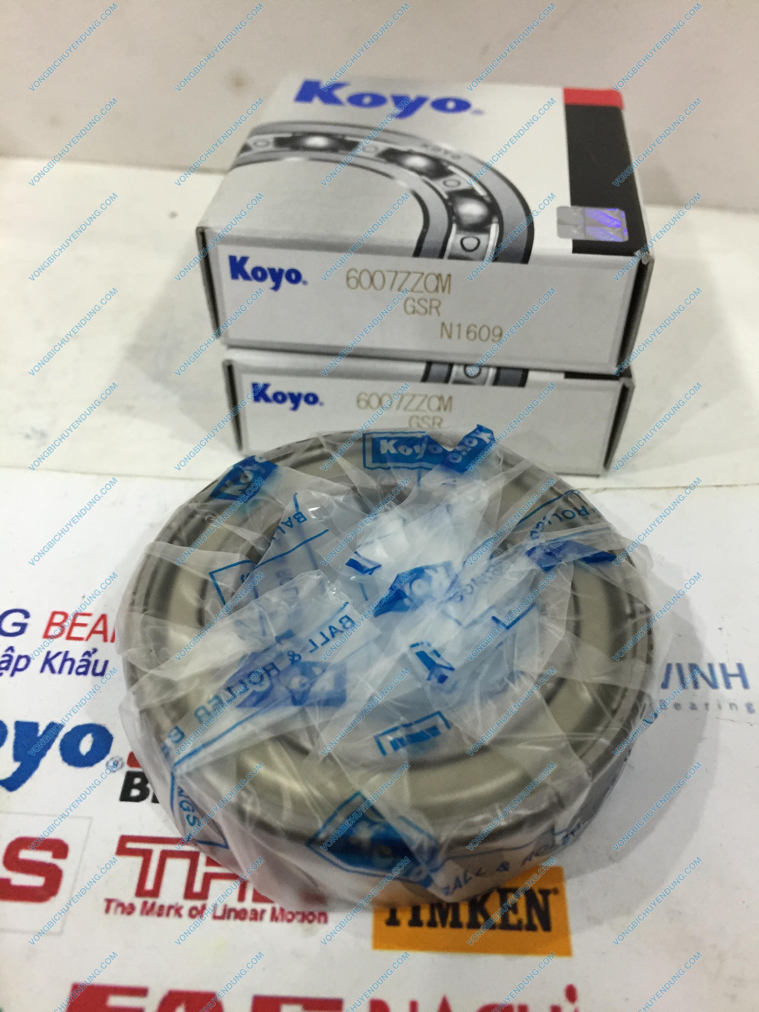 Vòng bi KOYO 6007ZZ, Vòng bi KOYO 60072RS - 35x62x14mm
